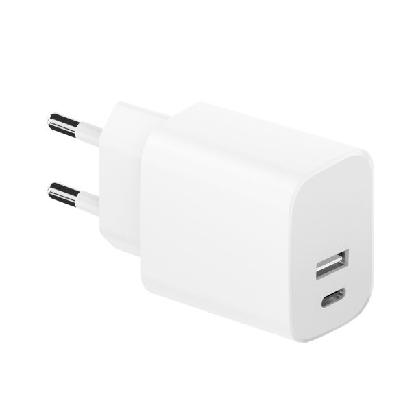 XWAVE Punjač, USB A + Type C, 18W, H130, bela