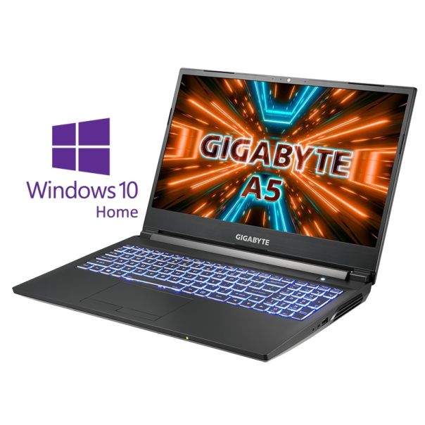 GIGABYTE Laptop A5 X1 15.6" FHD 240Hz Ryzen 9 5900HX 16GB 512GB SSD RTX 3070 8GB Backlit Windows 10 Home