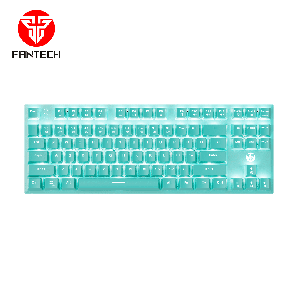 FANTECH Gejmerska mehanička tastatura MK856 MAXFIT87 MINT EDITION (CRVENI SWITCH)