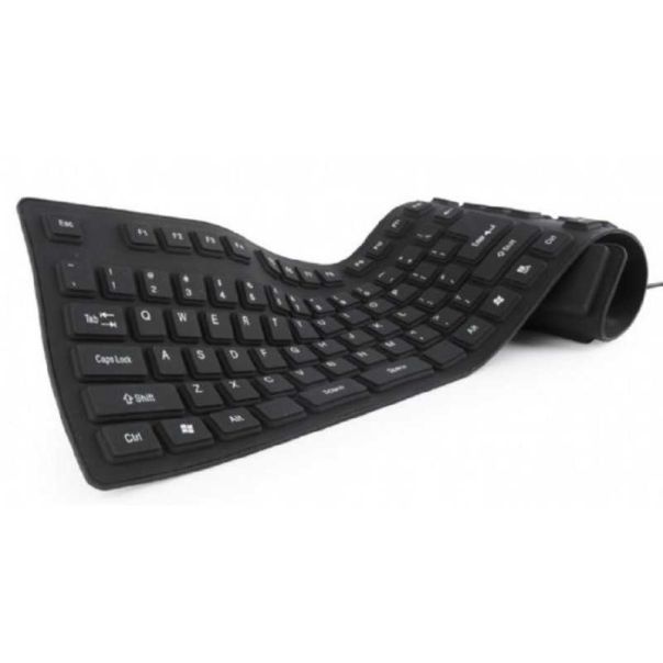 GEMBIRD Fleksibilna tastatura KB-109F-B