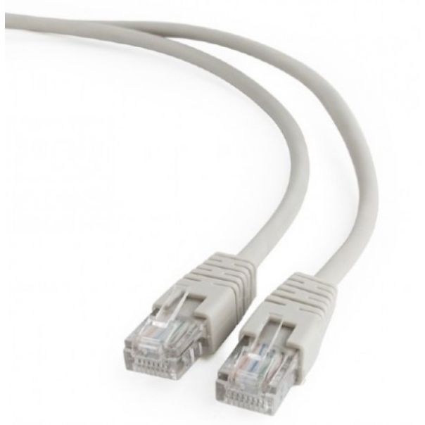 GEMBIRD PP12-1.5M Mrezni kabl, CAT5e UTP Patch cord 1,5m grey