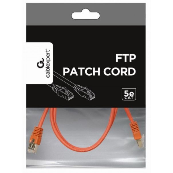 GEMBIRD PP22-1M/R Mrezni kabl FTP Cat5e Patch cord, 1m red