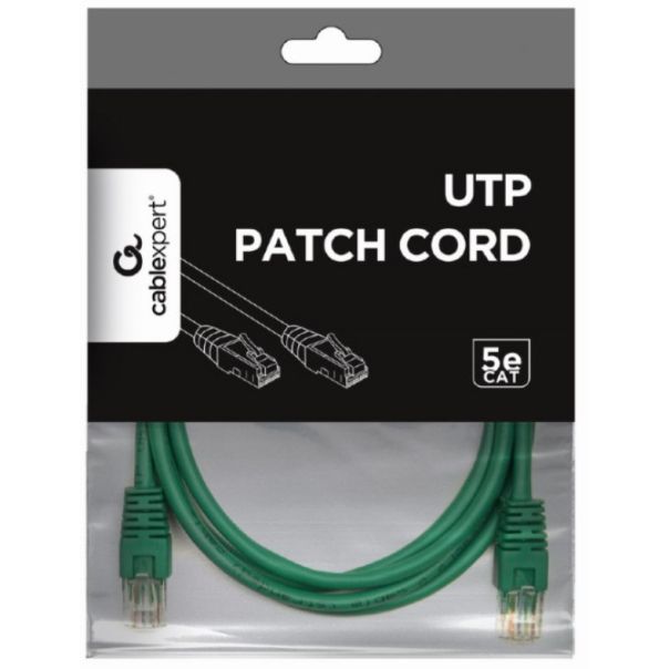 GEMBIRD PP12-1M/G Mrezni kabl, CAT5e UTP Patch cord 1m green