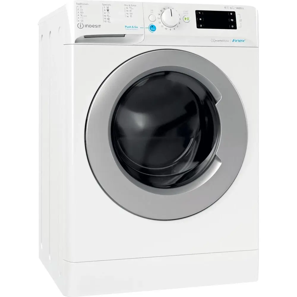 INDESIT Mašina za pranje i sušenje veša BDE 86435 9EWS EU bela