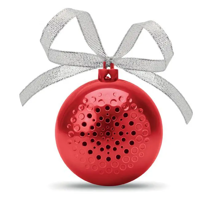 TELEMPIRE Bluetooth zvučnik novogodisnji ukras crveni
