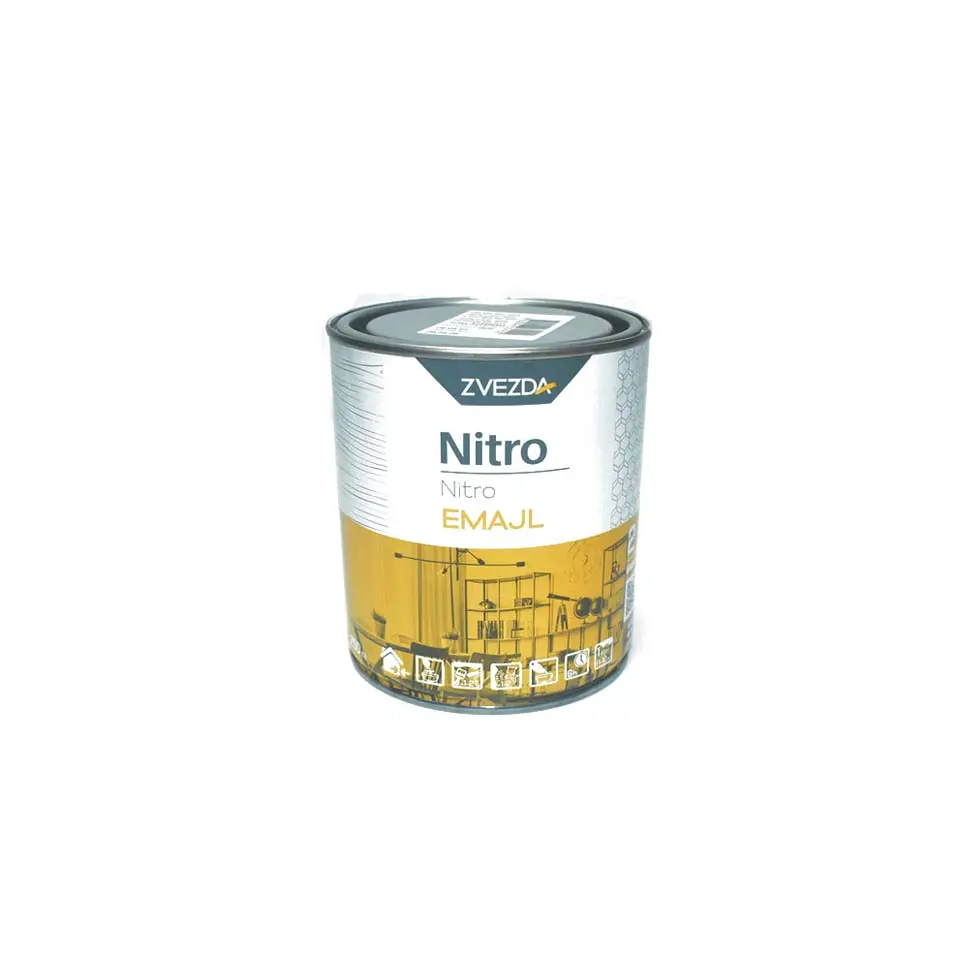 HELIOS Nitro emajl za drvo i metal 0.75l crveni