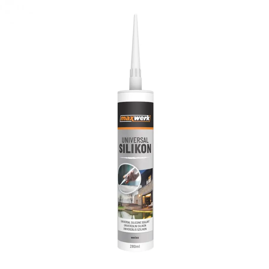 MAXWERK Silikon univerzalni 280ml beli