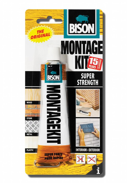 BISON Univeryalni lepak Montagekit Blister 125 gr 044200