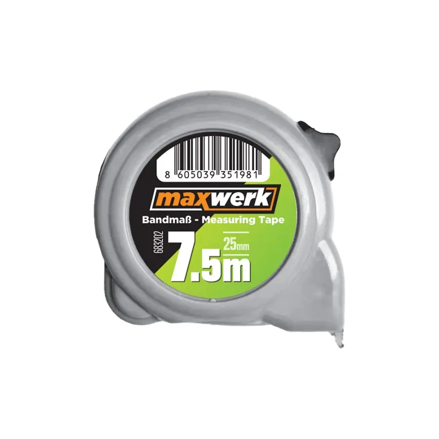 MAXWERK Plastični metar 7.5m x 25mm