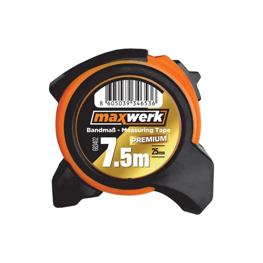 MAXWERK Gumirani metar 7.5m x 25mm