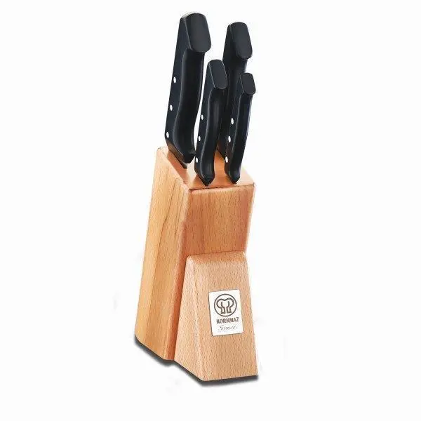 KORKMAZ Set noževa Surmene Chef A5500 5/1 crni
