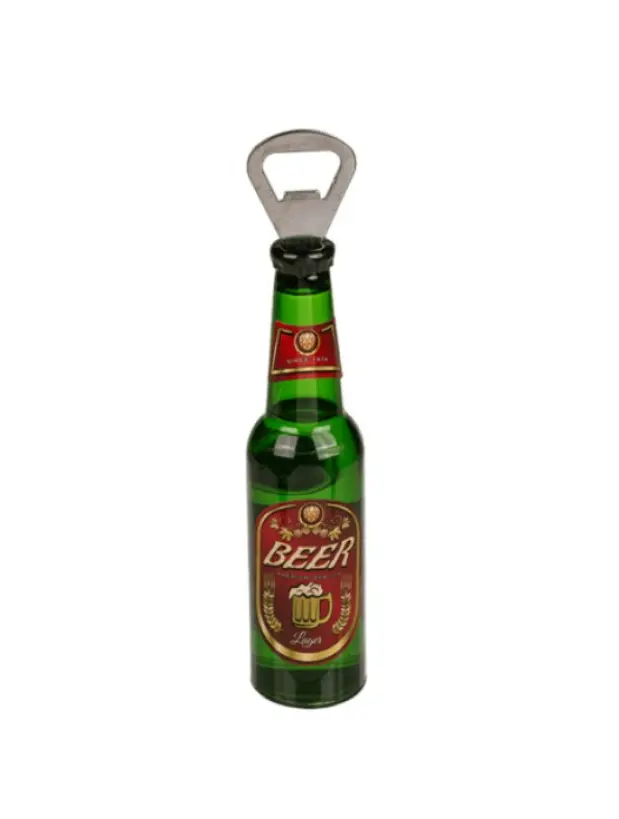 Otvarač za flaše pivska flaša zelena