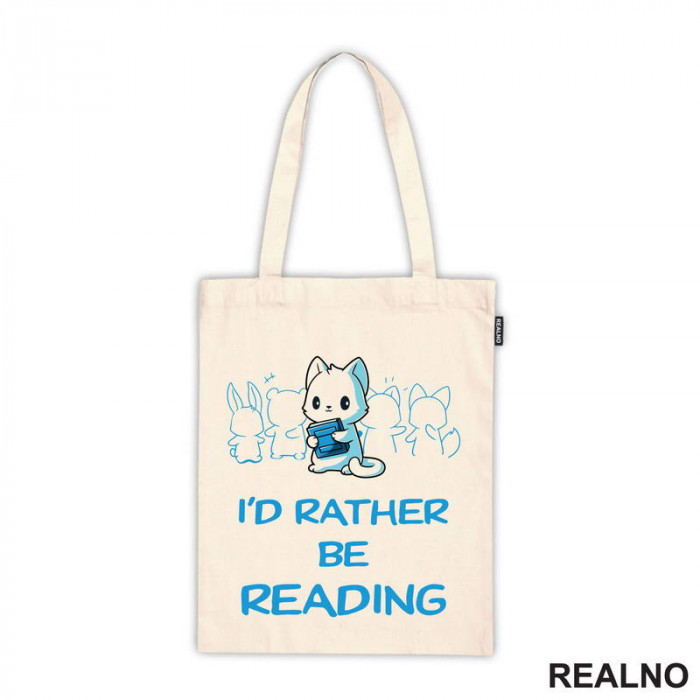 I'D RATHER BE READING - CUTE - BOOKS - ČITANJE - KNJIGE - CEGER BOOKS - 9558 - C ID-RATHER-BE-READING-CUTE-BOOKS-CITANJE-KNJIGE-CEGER