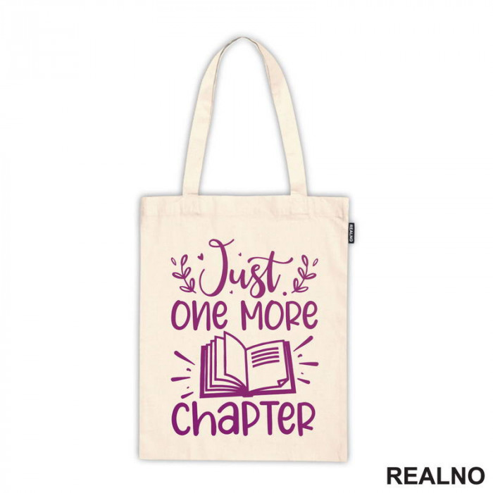 JUST ONE MORE CHAPTER - PURPLE - BOOKS - ČITANJE - KNJIGE - CEGER