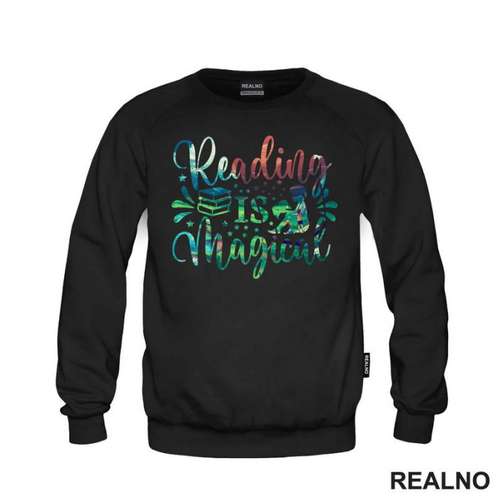 READING IS MAGICAL - NATURE BACKGROUND - BOOKS - ČITANJE - KNJIGE - DUKS