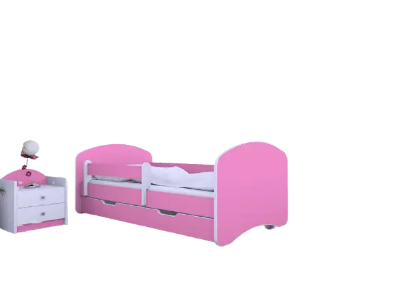 HAPPY III Krevet sa fiokom i dušekom160X80cm Roze