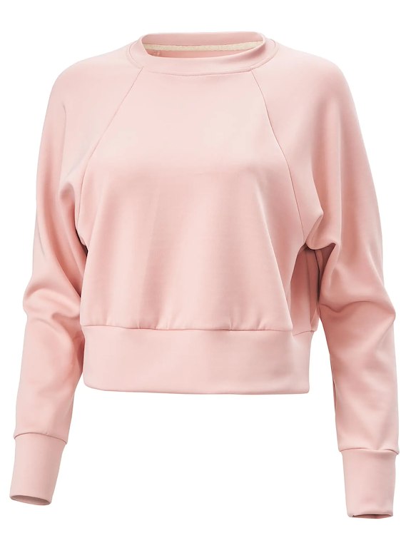 BRILLE Ženski crop top duks Elisabeth II roze