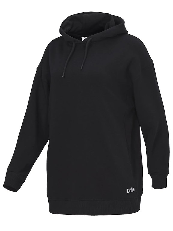 BRILLE Ženski duks Jeniffer Hoodie crni