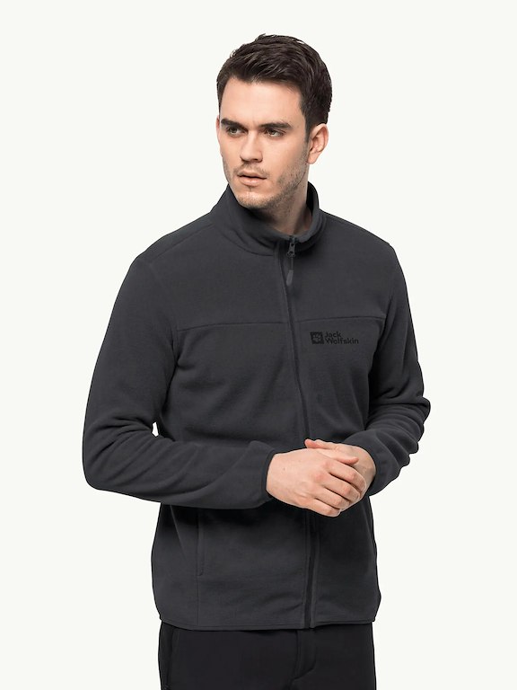 JACK WOLFSKIN Muški polar BEILSTEIN FZ M Fleece crni