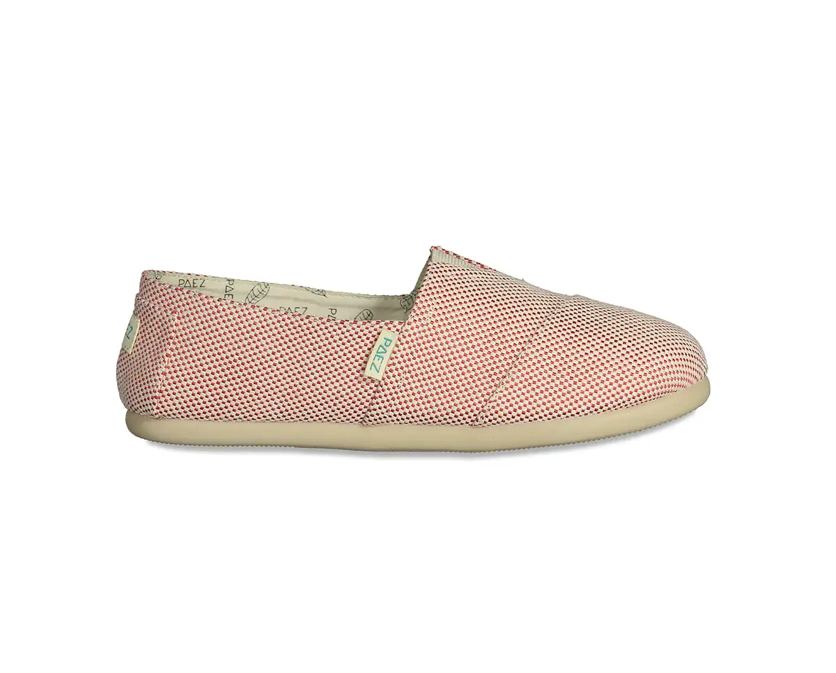 PAEZ Ženske espadrile Panama Red Passion crvene