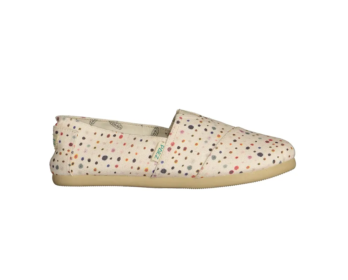 PAEZ Ženske espadrile CLASSIC PRINT WATERCOLOUR STAINS bež