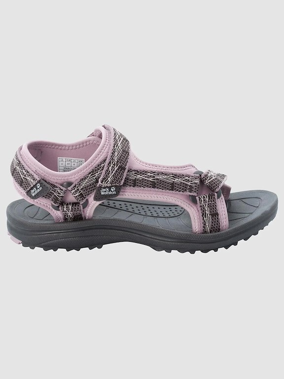 JACK WOLFSKIN Ženske sandale WAVE BREAKER W Sandals ljubičaste