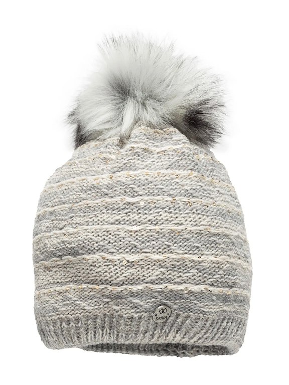 BRILLE Ženska kapa Women's beanie siva