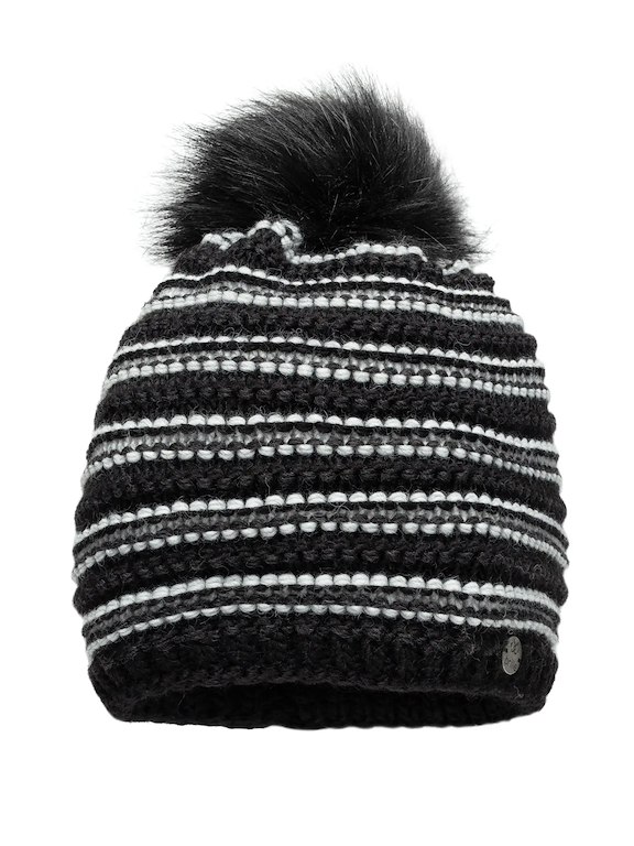 BRILLE Ženska kapa Women's beanie crno-bela