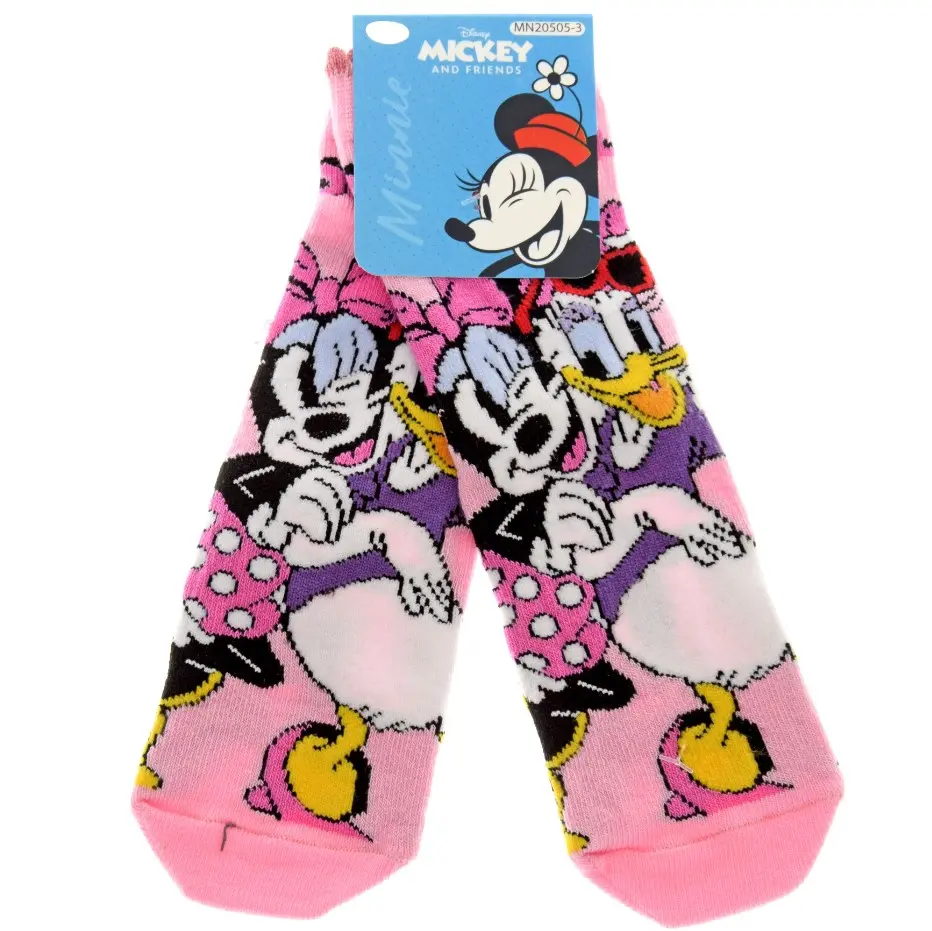 DISNEY Čarape za devojčice Minnie and Daisy roze