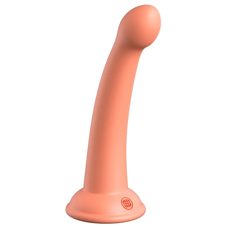 Narandžasti Silikonski Dildo Platinum Cured Silicone