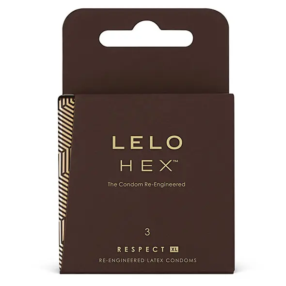 LELO HEX Respect XL kondom 3 kom.