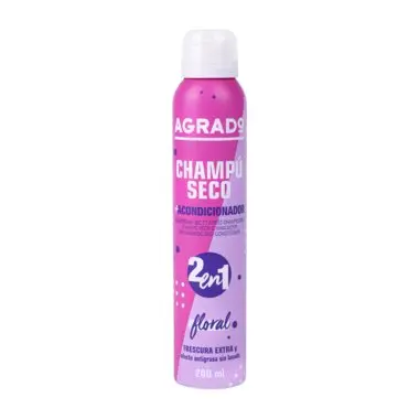 AGRADO Šampon u spreju 2u1 za suvo pranje kose Floral 200ml