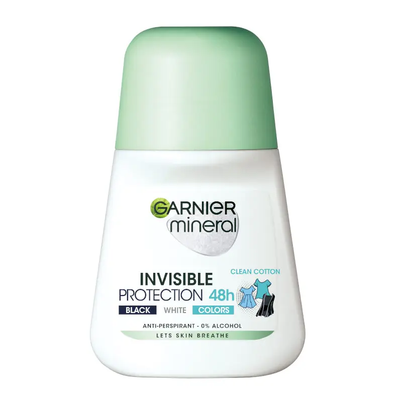 GARNIER Mineral Ženski Roll-on Invisible Black, White & Colors 50ml