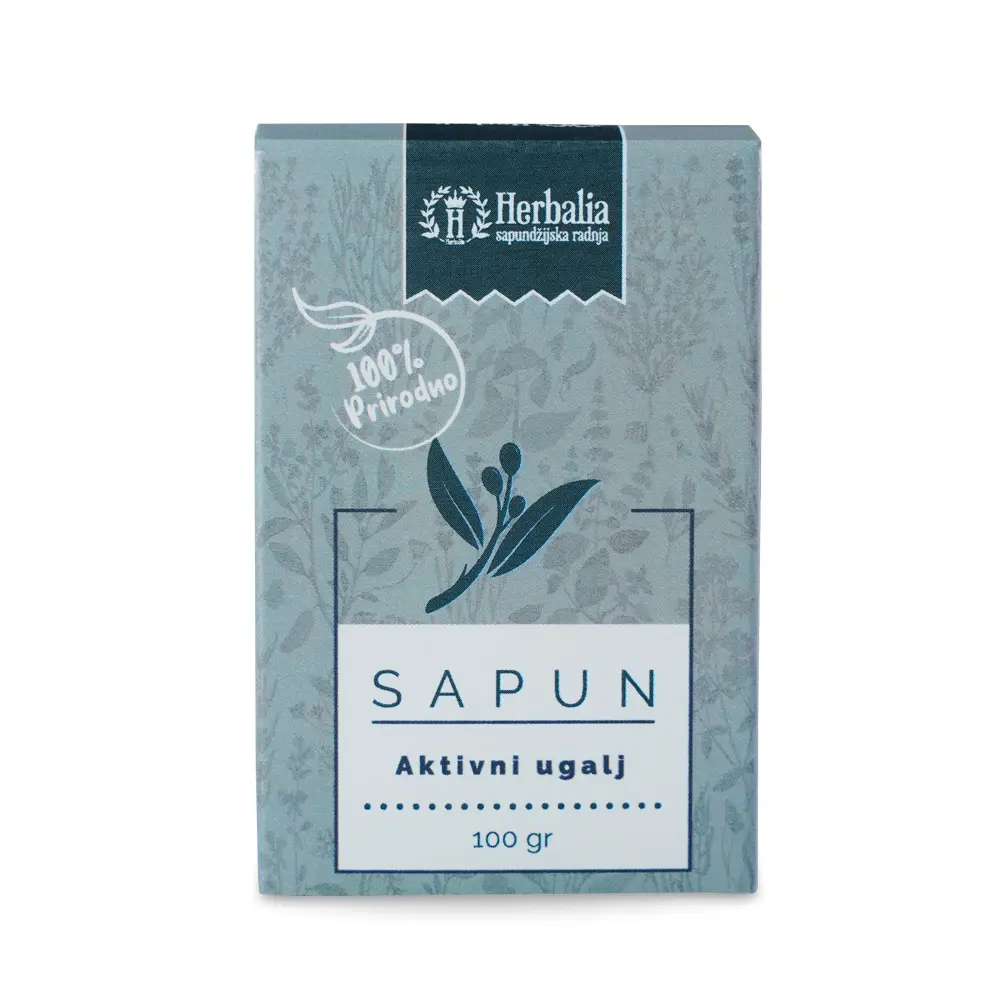 HERBALIA Prirodni sapun Aktivni ugalj 100g