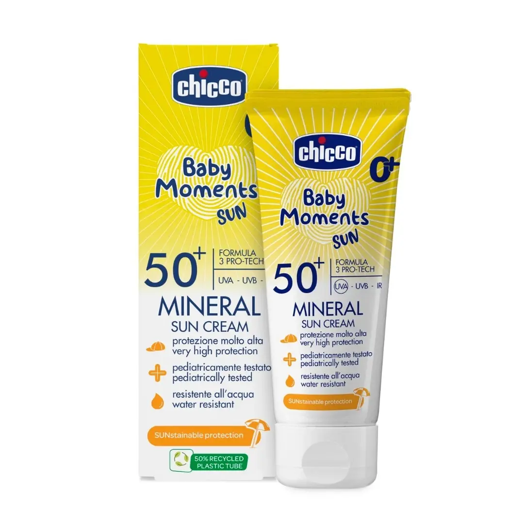 Chicco® Baby Moments SUN Mineralana Krema SPF50+ 75 mL