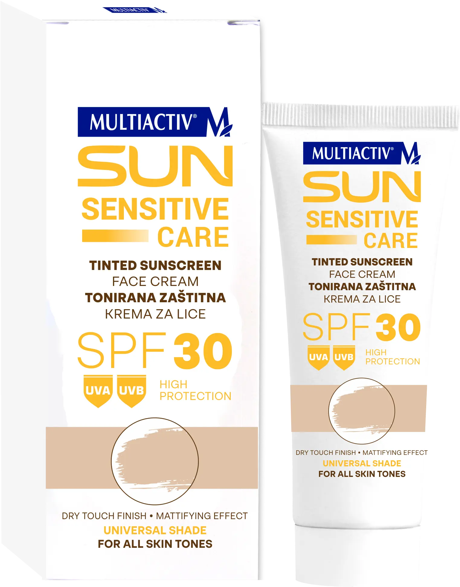 MULTIACTIV Tonirana krema za lice Sun Care&Protect SPF 30 50ml