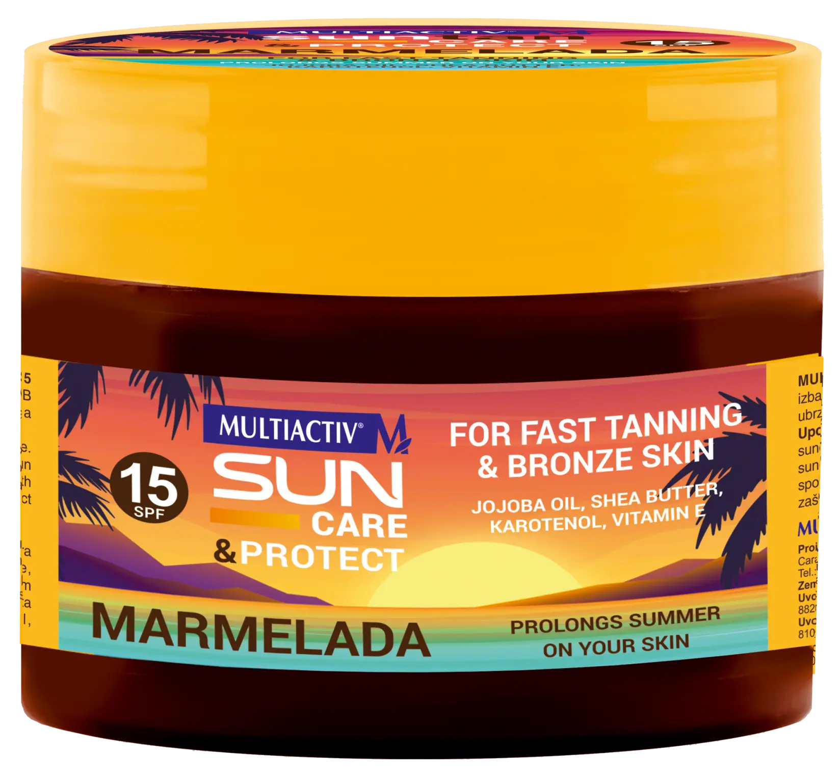 MULTIACTIV Marmelada sa UV zaštitom Sun Care&Protect SPF 15 200ml