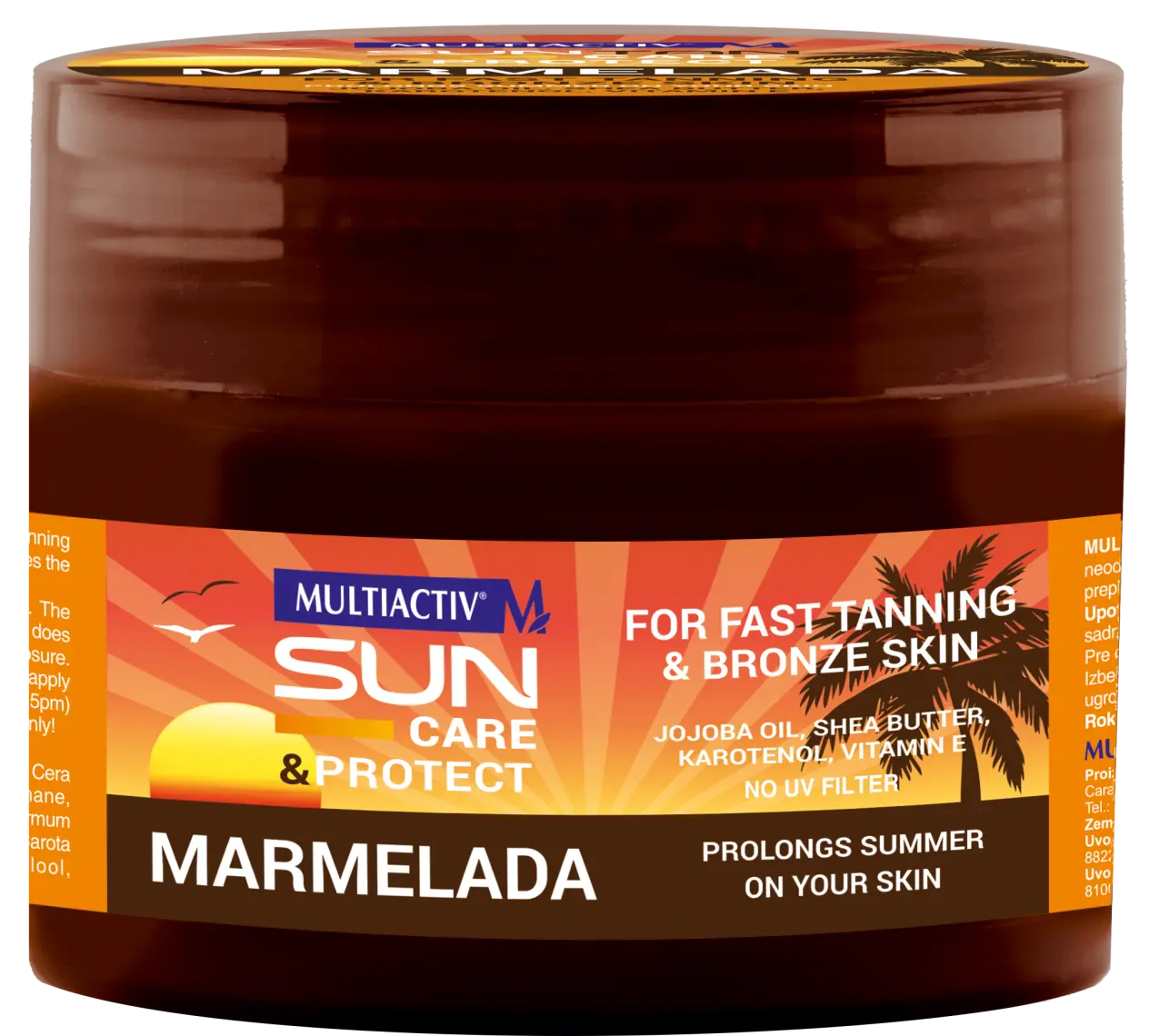 MULTIACTIV Marmelada za brzo tamnjenje Sun Care&Protect Mini 100ml