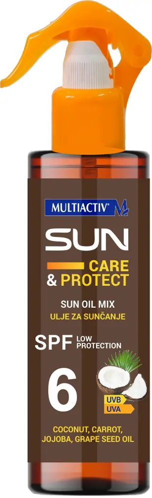 MULTIACTIV Ulje za sunčanje u spreju Sun Care&Protect SPF 6 200ml