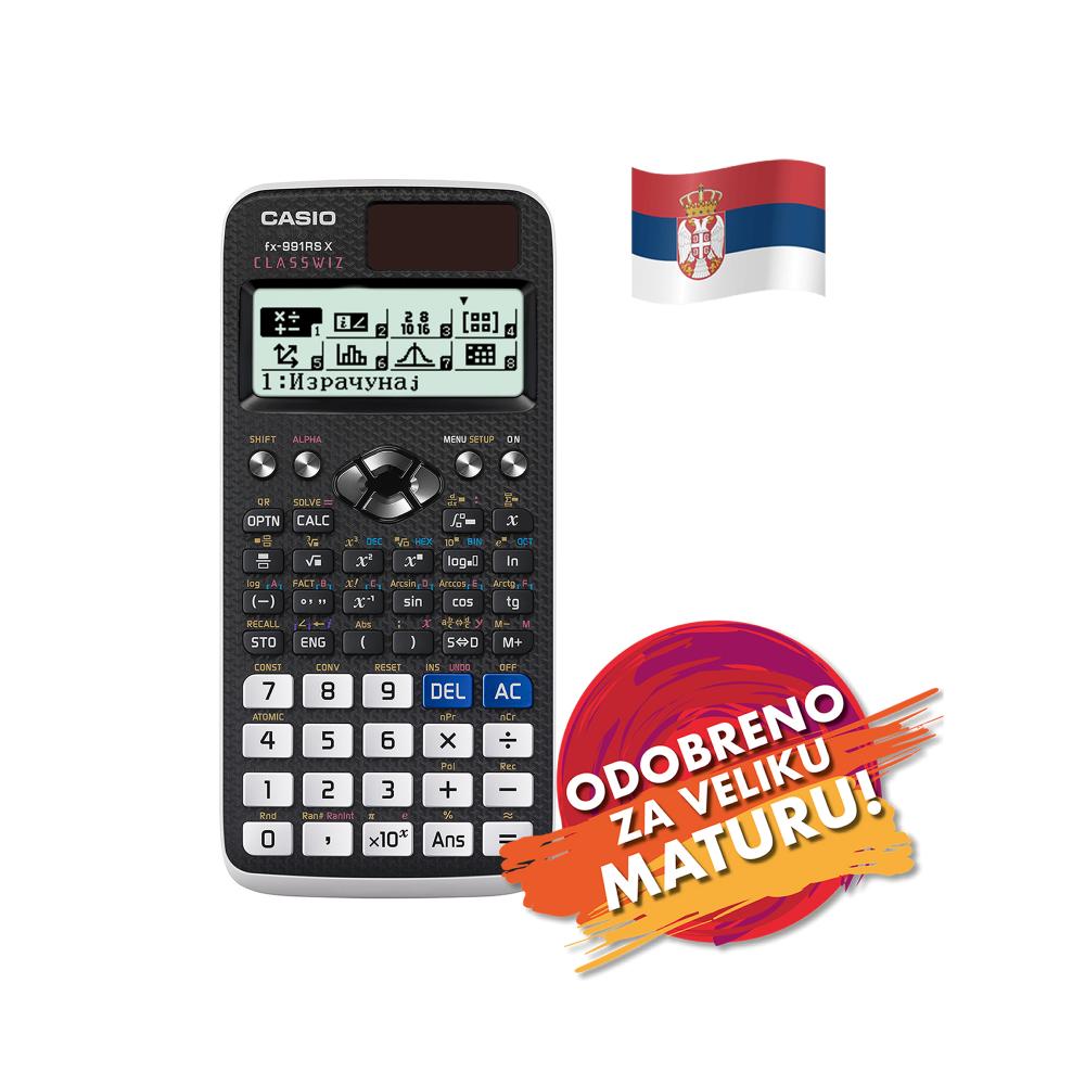 Kalkulator/Digitron Casio matematički sa funkcijama FX991 na Srpskom jeziku