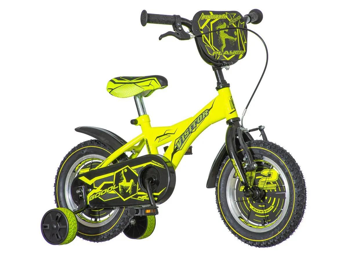 VISITOR Bicikl za dečake PLA121 12" EUR1 žuto-crni