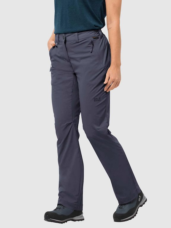 JACK WOLFSKIN Ženske pantalone za planinarenje Acitave Light W sive