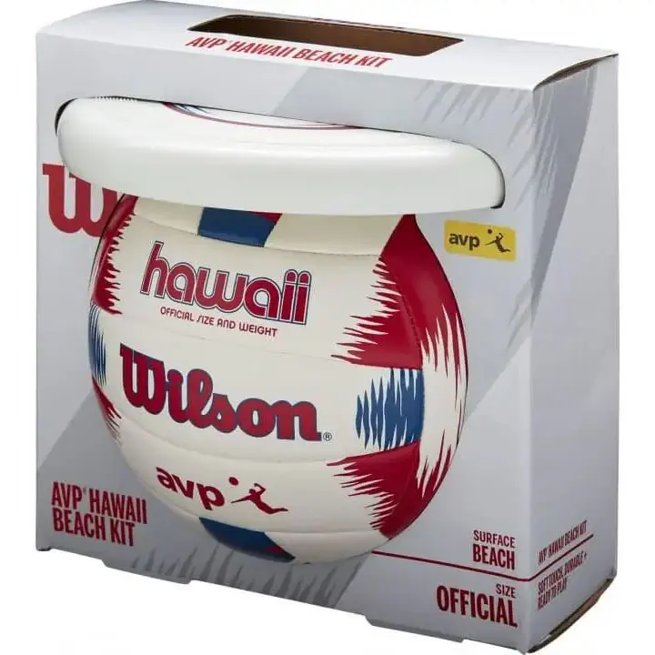 WILSON Set frizbi i odbojskaška lopta Hawaii AVP VB Mabluwh beli