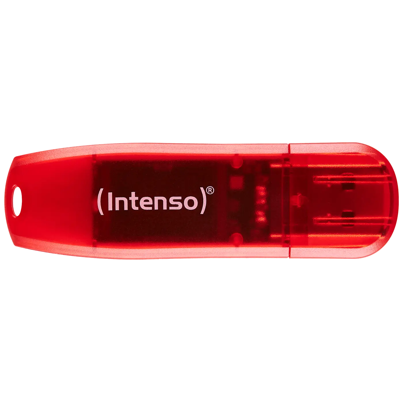 INTENSO USB Flash drive 128GB Hi-Speed USB 2.0 Rainbow Line crveni