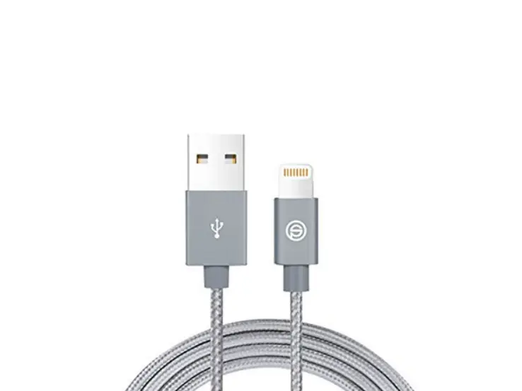 ALPHA STAR USB kabl 2.0 tip A APPLE LIGHTNING za iPHONE 1.2m sivi