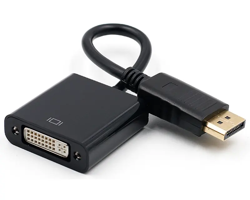 E-GREEN Adapter DisplayPort (M) DVI (F) crni