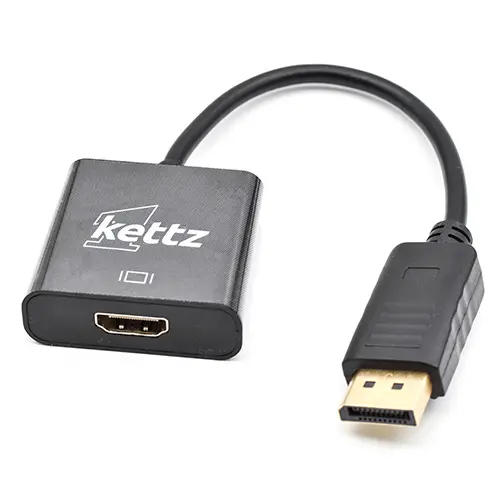 VALTEH Adapter Konverter Displayport - HDMI M/F DP-H131 crni