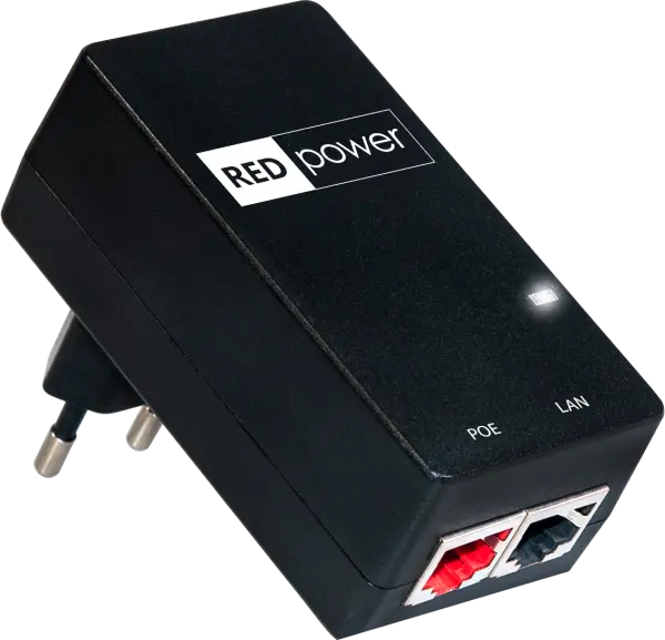 RED POWER Mrežni adapter RP24V1A-PG-WM-EU PoE 24V 1A GE