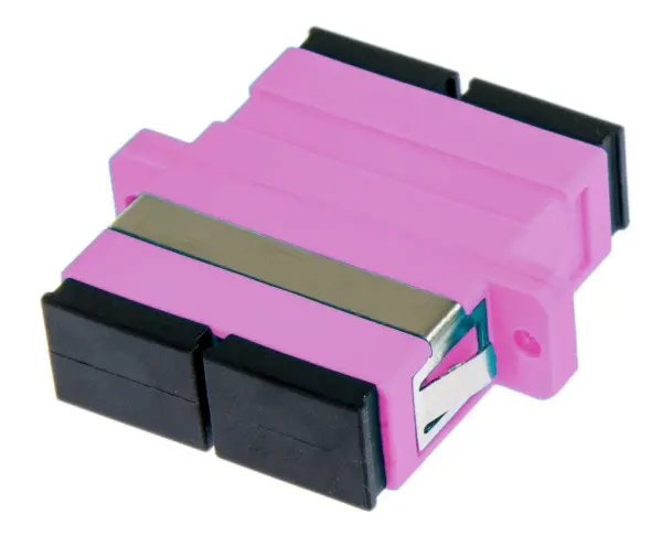 OPTON Adapter SC/UPC MM Duplex OM4 roze