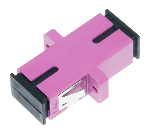 OPTON Adapter SC/UPC MM Simplex OM4 roze